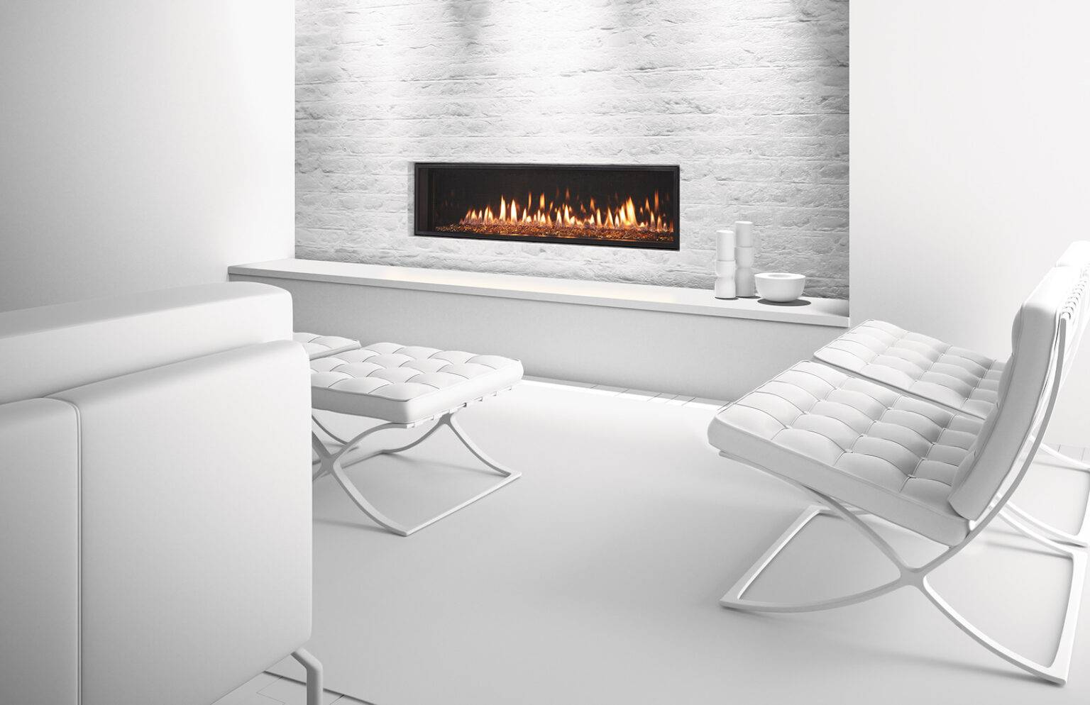 Heat & Glo Mezzo 72" Direct Vent Gas Fireplace - La Crosse Fireplace Co.