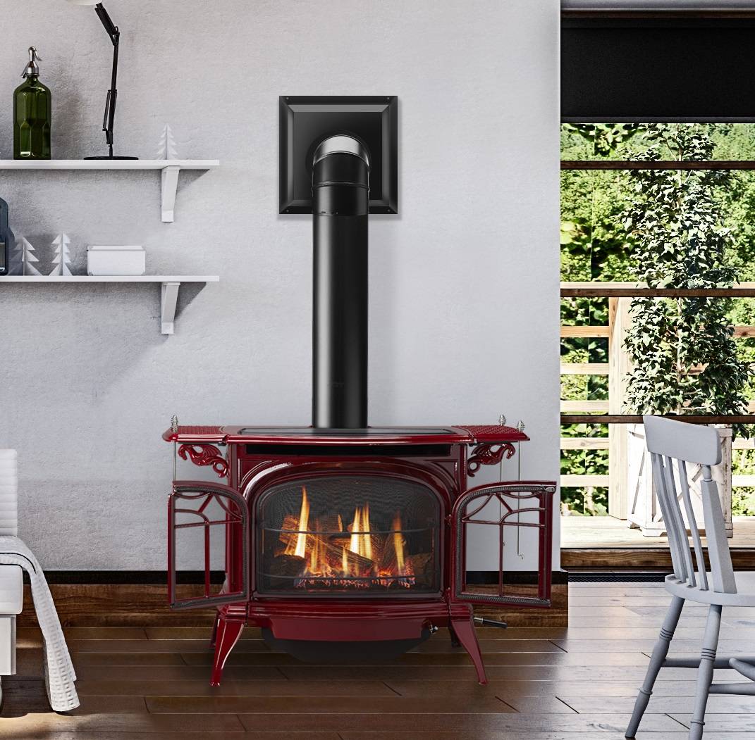 Vermont Castings Radiance Standing Pilot Gas Stove - La Crosse ...