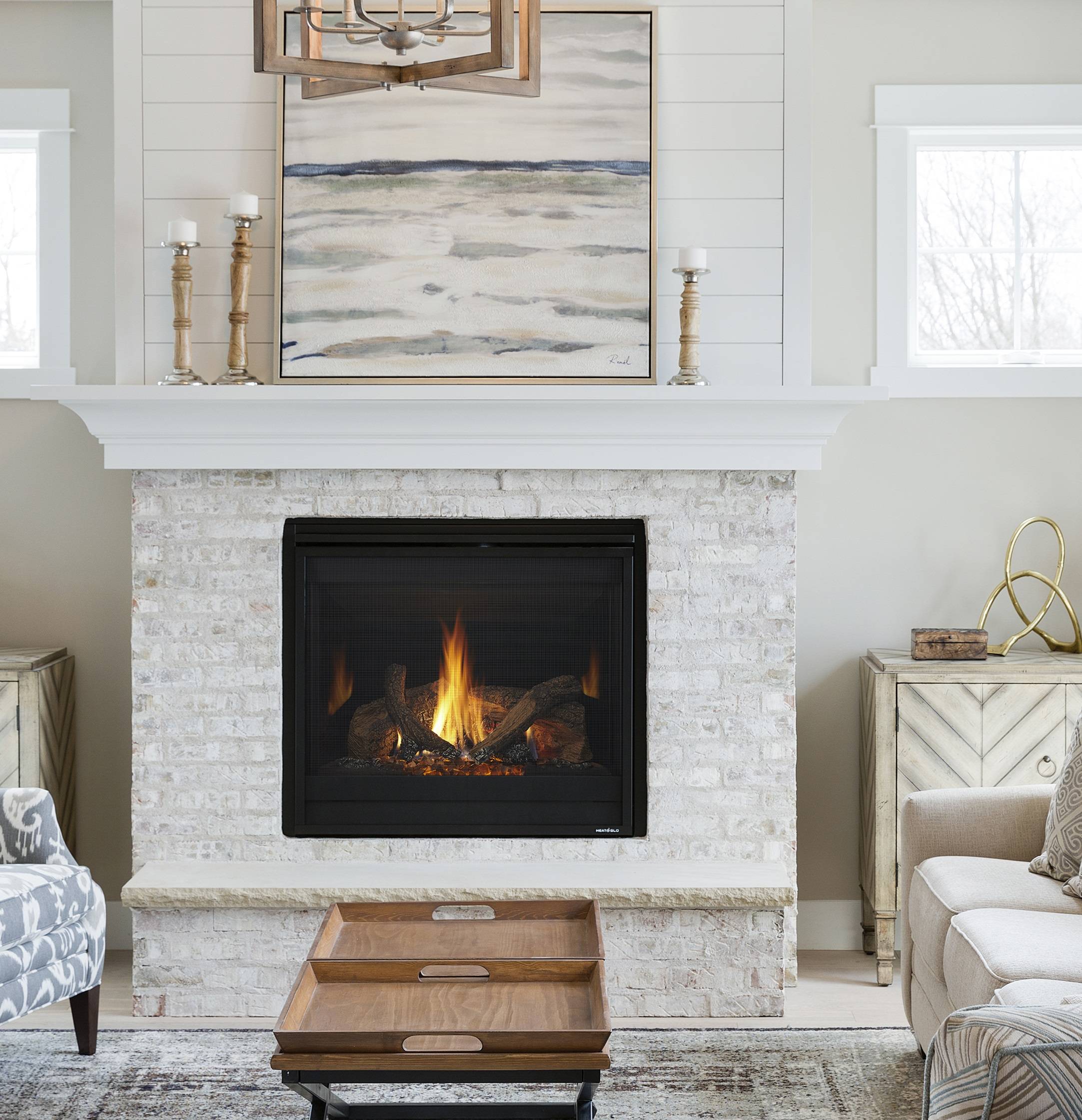 Heat & Glo Slim Line SL-7X 36" Direct Vent Gas Fireplace - La Crosse ...